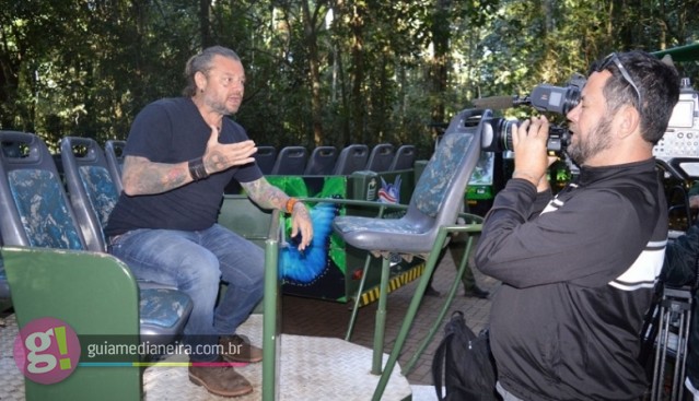 Apresentador Richard Rasmussen grava programa especial em Foz - Guia ...