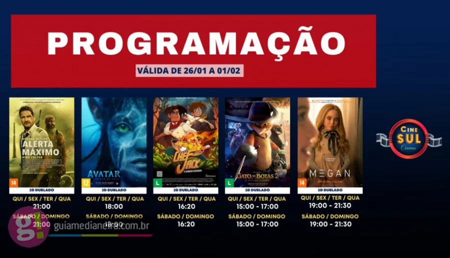 Cine Sul Cinemas: "Alerta Máximo" é a grande estreia dessa semana ...