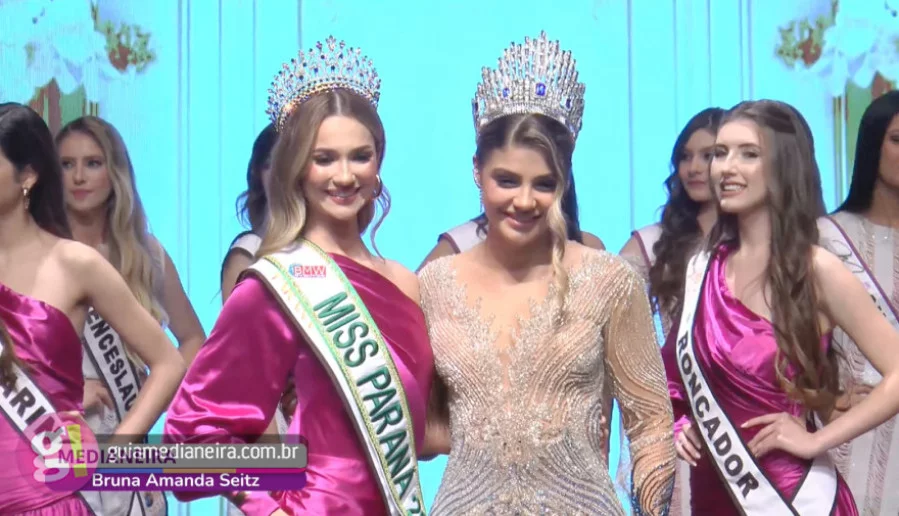 É de Medianeira: Bruna Amanda Seitz é eleita Miss Paraná 2025 - Guia ...