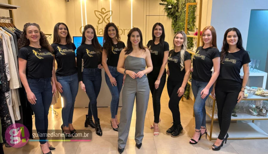 Carla Cabral recebe candidatas ao Miss Medianeira 2025 - Guia Medianeira